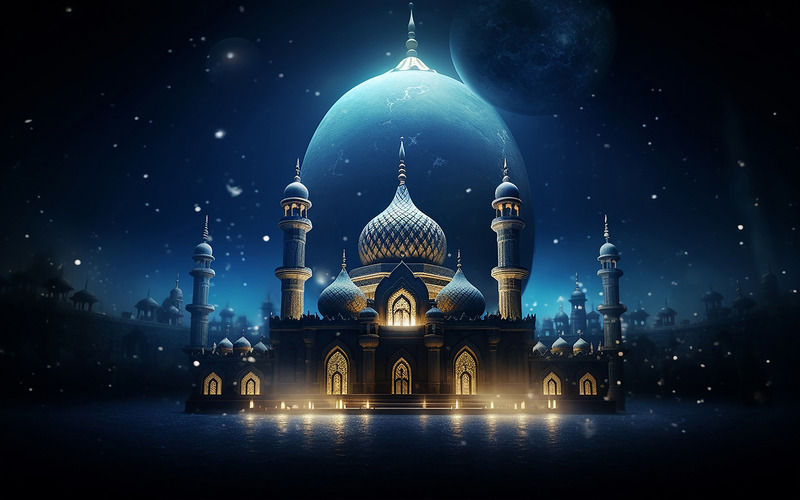 Mosque design bundle_luxury mosque background_premium mosque background ...