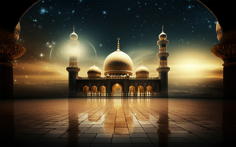 Mosque design bundle_luxury mosque background_premium mosque background ...