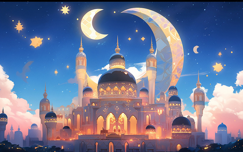 Mosque design bundle_luxury mosque background_premium mosque background ...