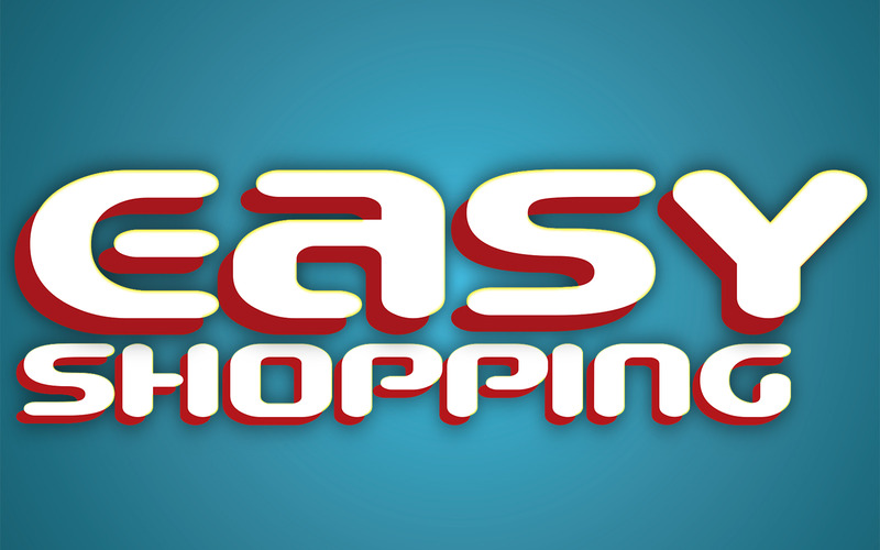 Easy Shopping | 3D Easy Shopping | Editable Vector Text Effect ...