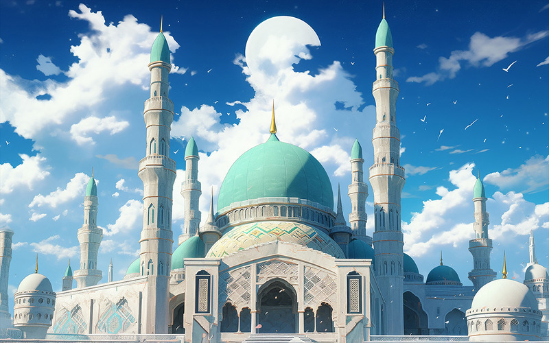 Mosque design bundle_luxury mosque background_premium mosque background ...