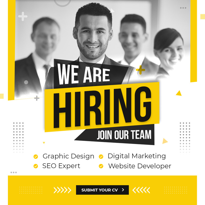 We Are Hiring Job Position Instagram And Facebook Promotion Social ...