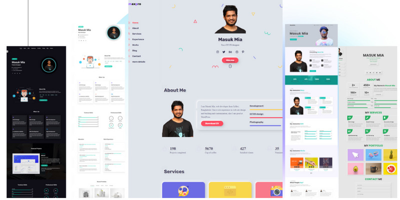 Maxpro Responsive Single Page Portfolio HTML5 Template