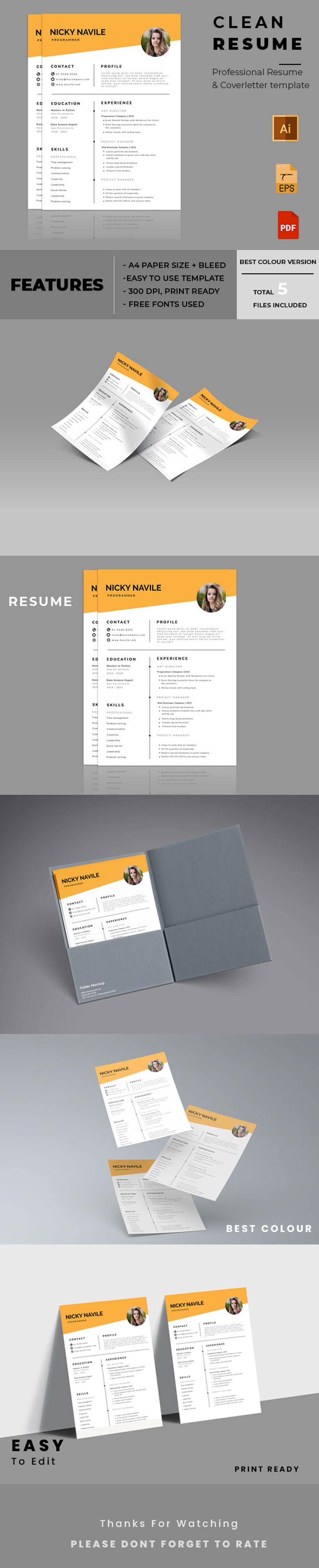 Coders - CV Resume Template #218370 - TemplateMonster