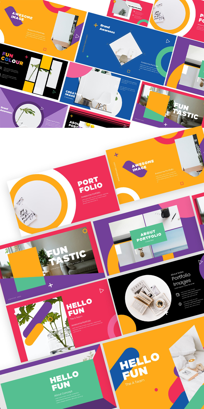 Funtastic Creative Powerpoint Template - TemplateMonster