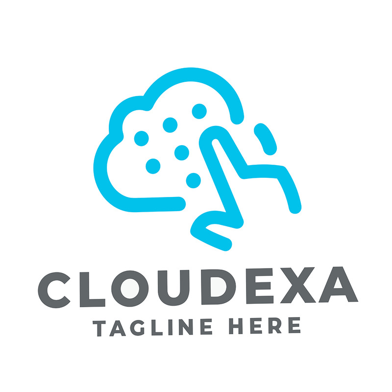 Vecteur Logo Cloudexa - Vecteur Logo Cloudexa