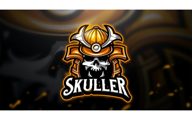 Skuller 2 Mascotte & Logo Esport - TemplateMonster