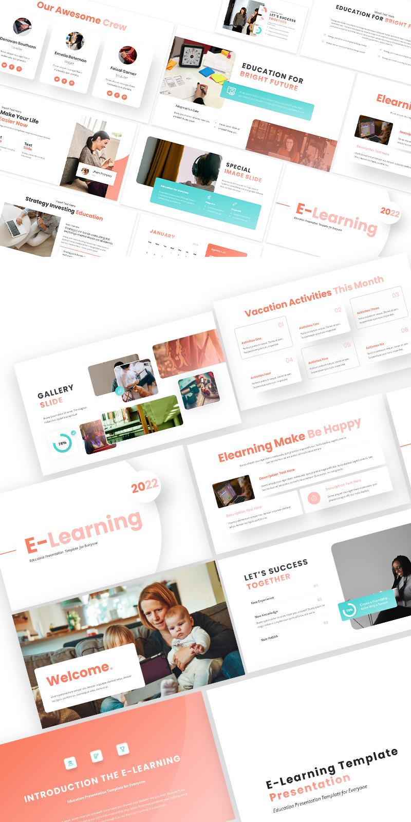 E-Learning Education Powerpoint Template - TemplateMonster