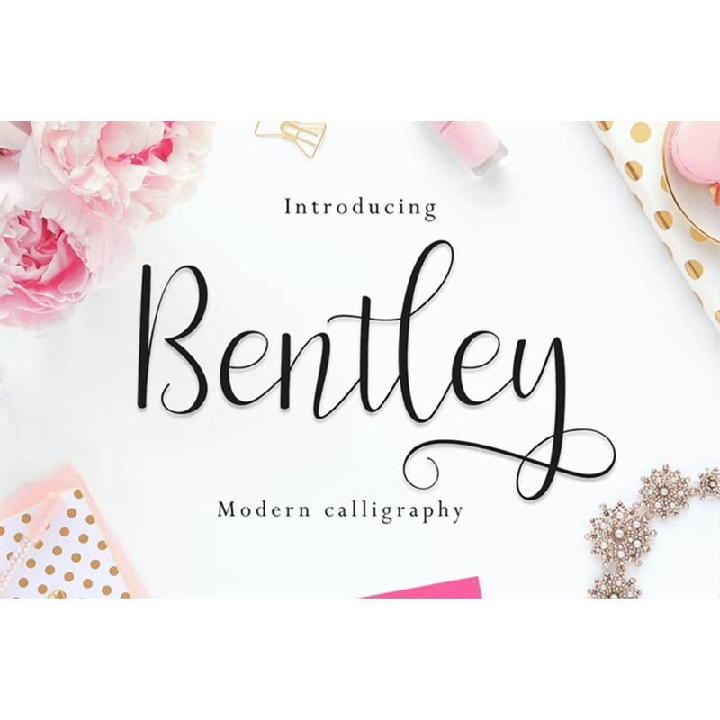 Bentley Script Font - Bentley Script Font - TemplateMonster