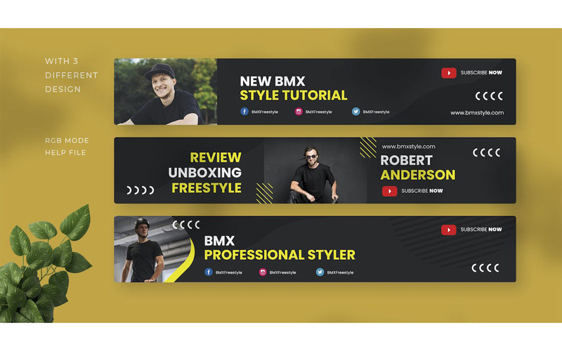 Pro Styler Youtube Cover Template #295914 - TemplateMonster