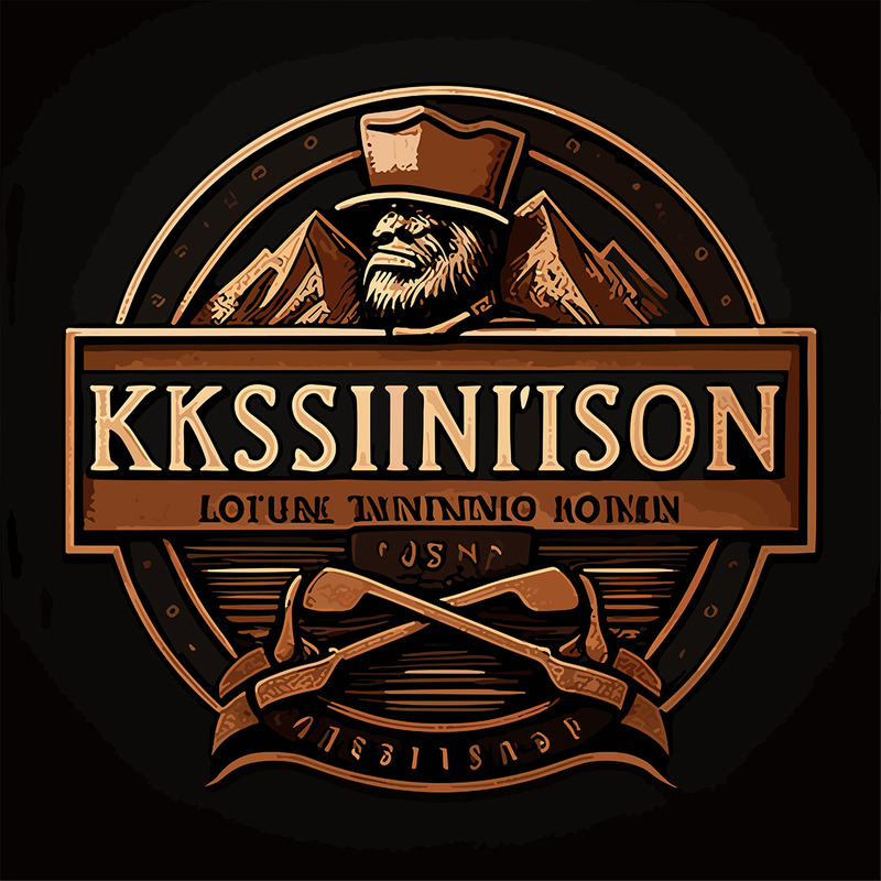 Kieran Ulysses Logo Minning Art Vector - TemplateMonster