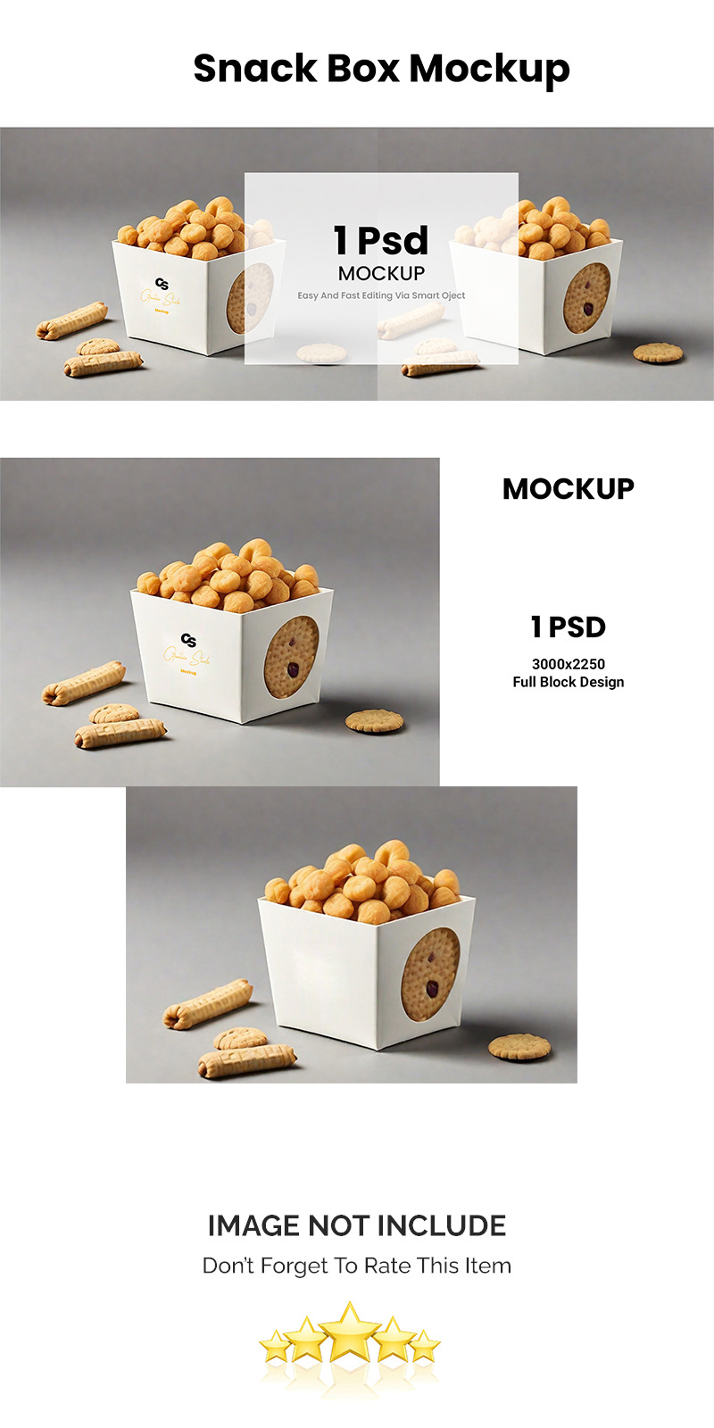 Snack Box Mockup 04 Preview #373006 - TemplateMonster