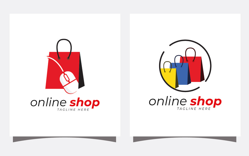 Online shop logo design template #287450 - TemplateMonster