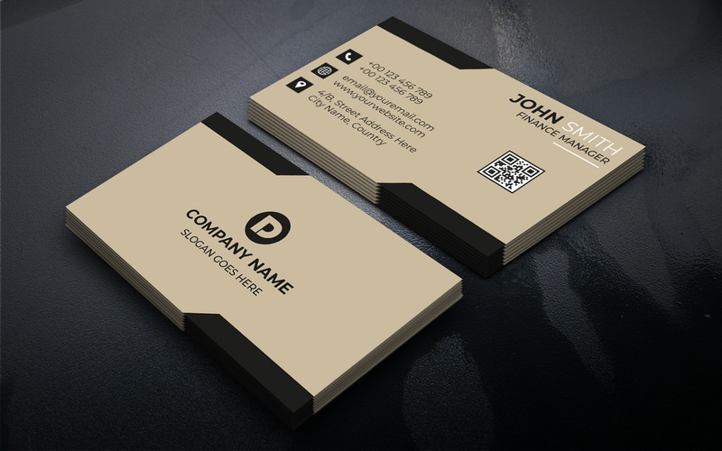 Decent Business Card Design Template - TemplateMonster