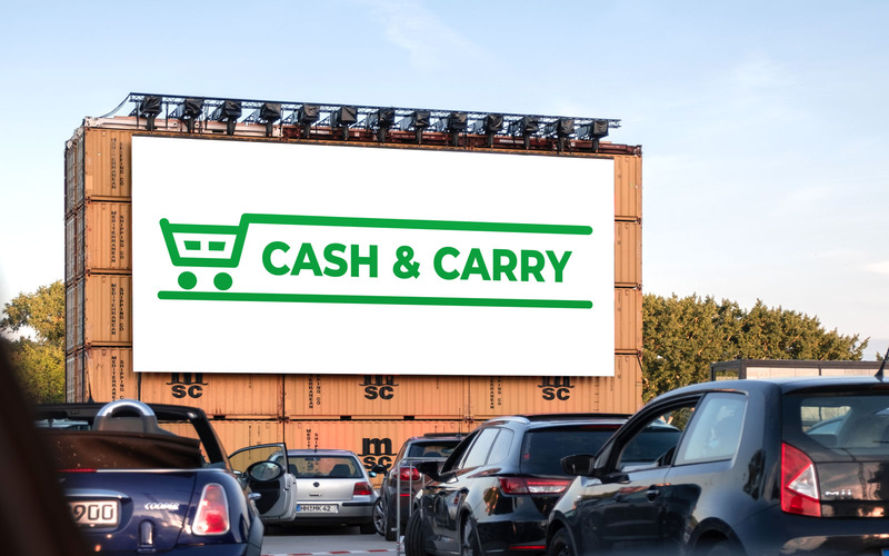 Free Cash and Carry, Super Market Logo - TemplateMonster