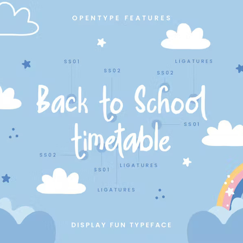 Bedtime Story Display Fun Yazı Tipi #346752 - TemplateMonster