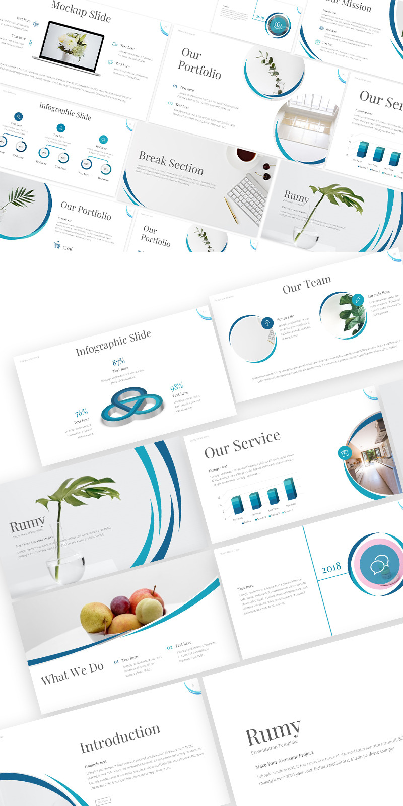 Rumy Powerpoint Template #245598 - TemplateMonster