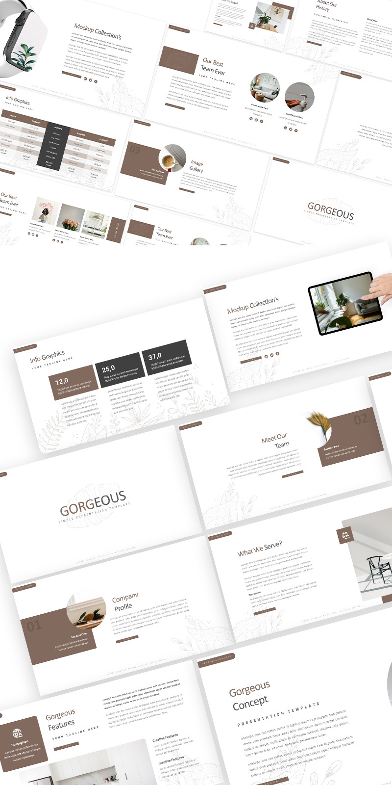 Muhteşem Basit Powerpoint Şablonu #229491 - TemplateMonster