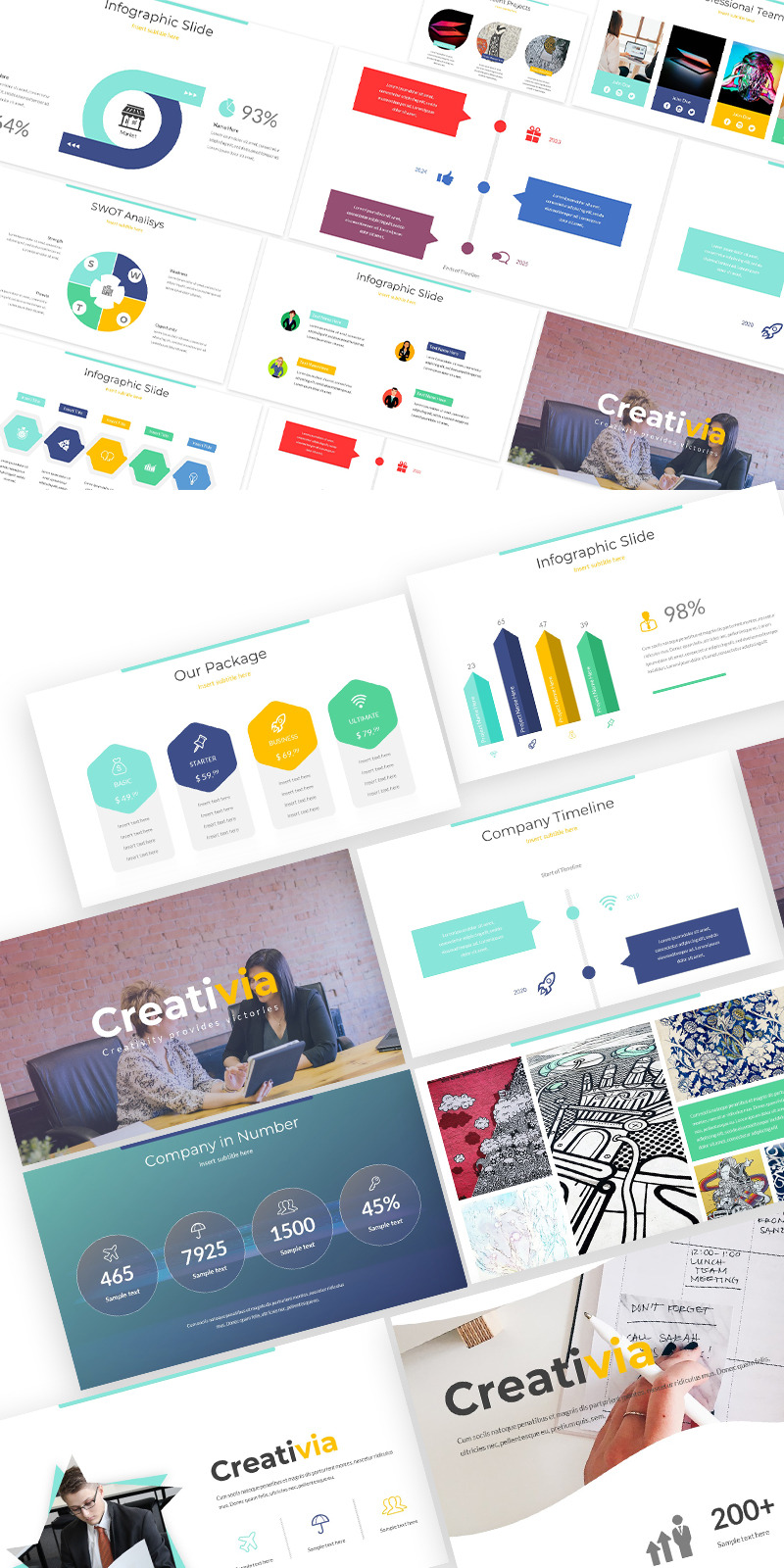 Plantilla de PowerPoint Creativia Creatividad