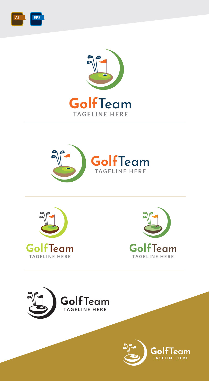 Golf Blog Logo Design Template #217562 - TemplateMonster