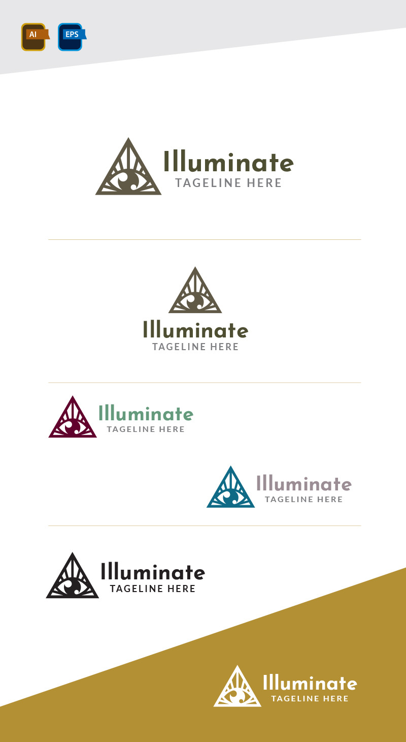 Illuminate Logo Design Template Vol 4 - TemplateMonster