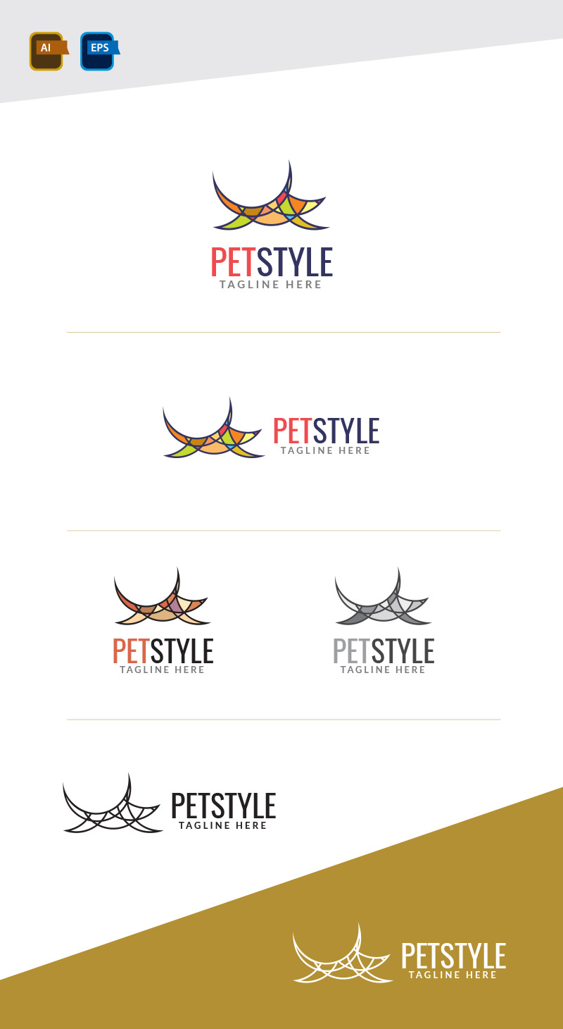 Pet Style Logo Design Template #191629 - TemplateMonster