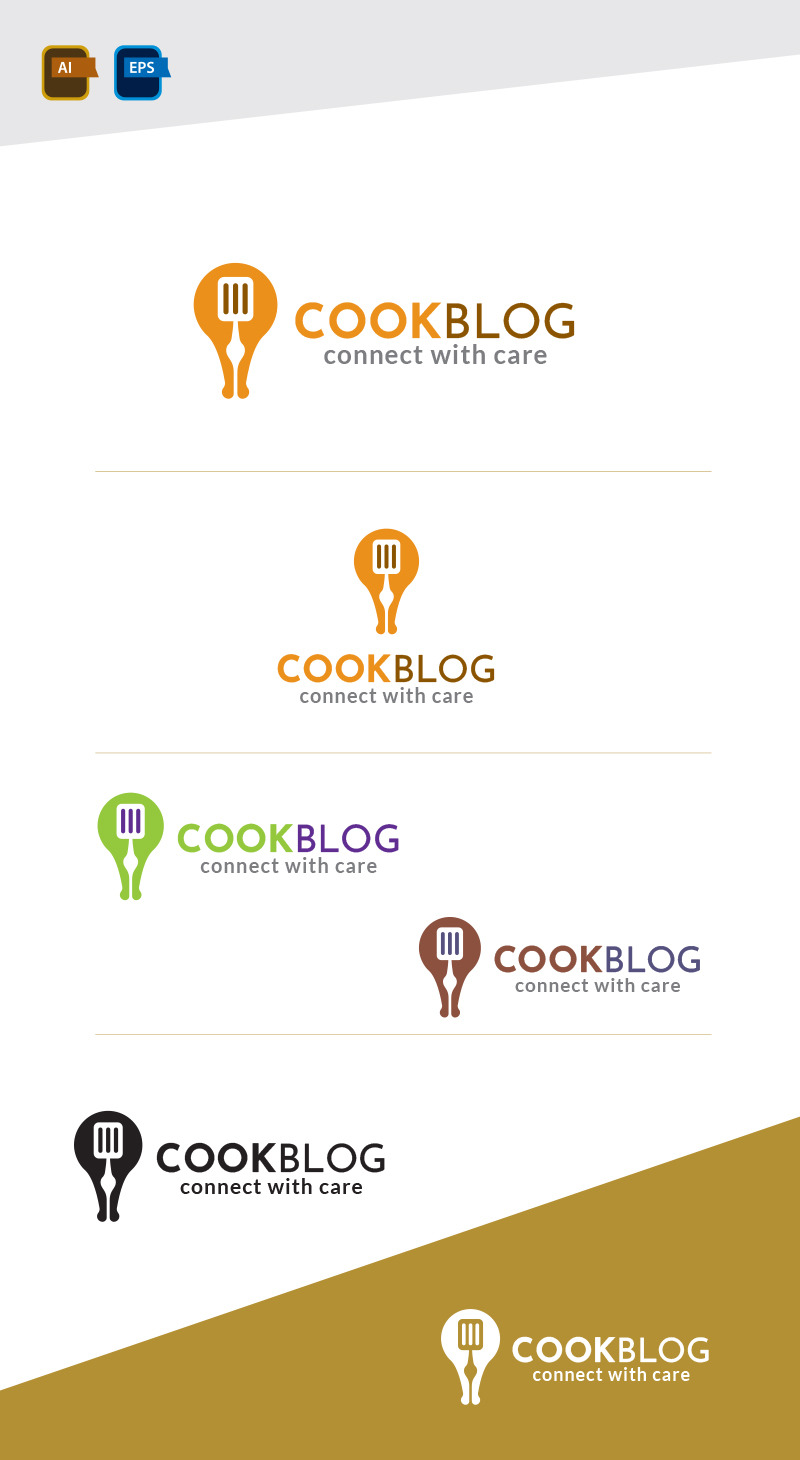 Cook Blog Logo Design Template #210827 - TemplateMonster