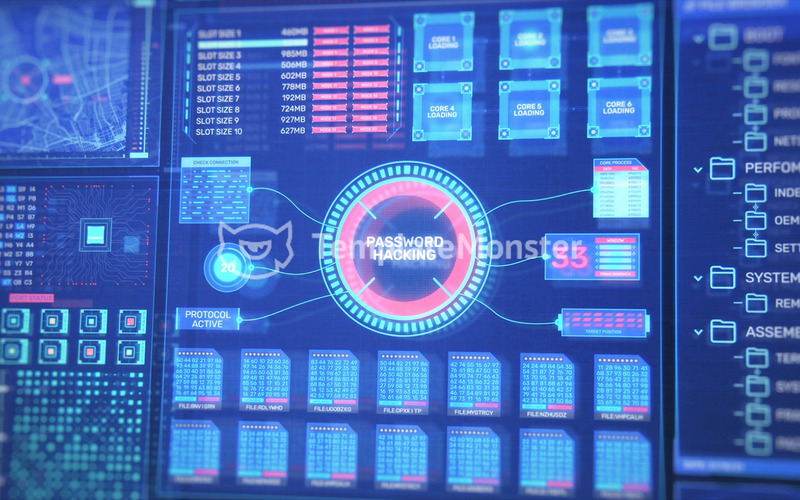 Technology Digital HUD Animation #271382 - TemplateMonster