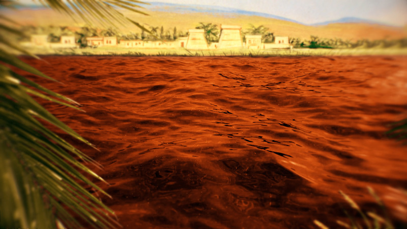 Praga Egito Rio Nilo se transforma em sangue