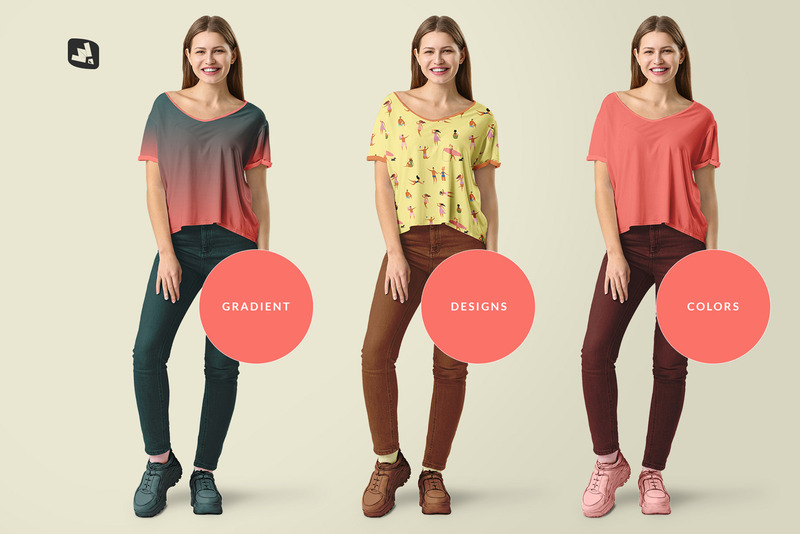 Female Everyday Outfit Mockup #285447 - TemplateMonster