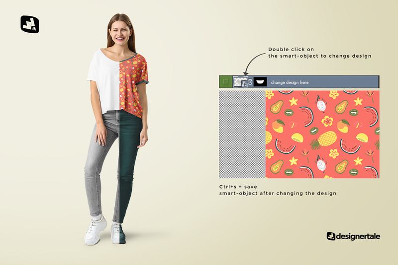 Female Everyday Outfit Mockup #285447 - TemplateMonster
