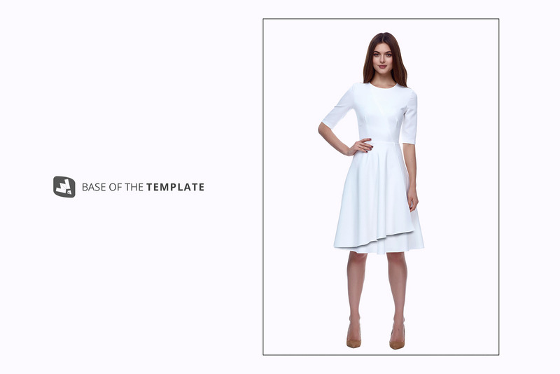 Female Formal Dress Mockup #270646 - TemplateMonster
