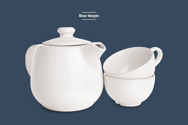 Classic Tea Crockery Mockup Pack #448288 - TemplateMonster