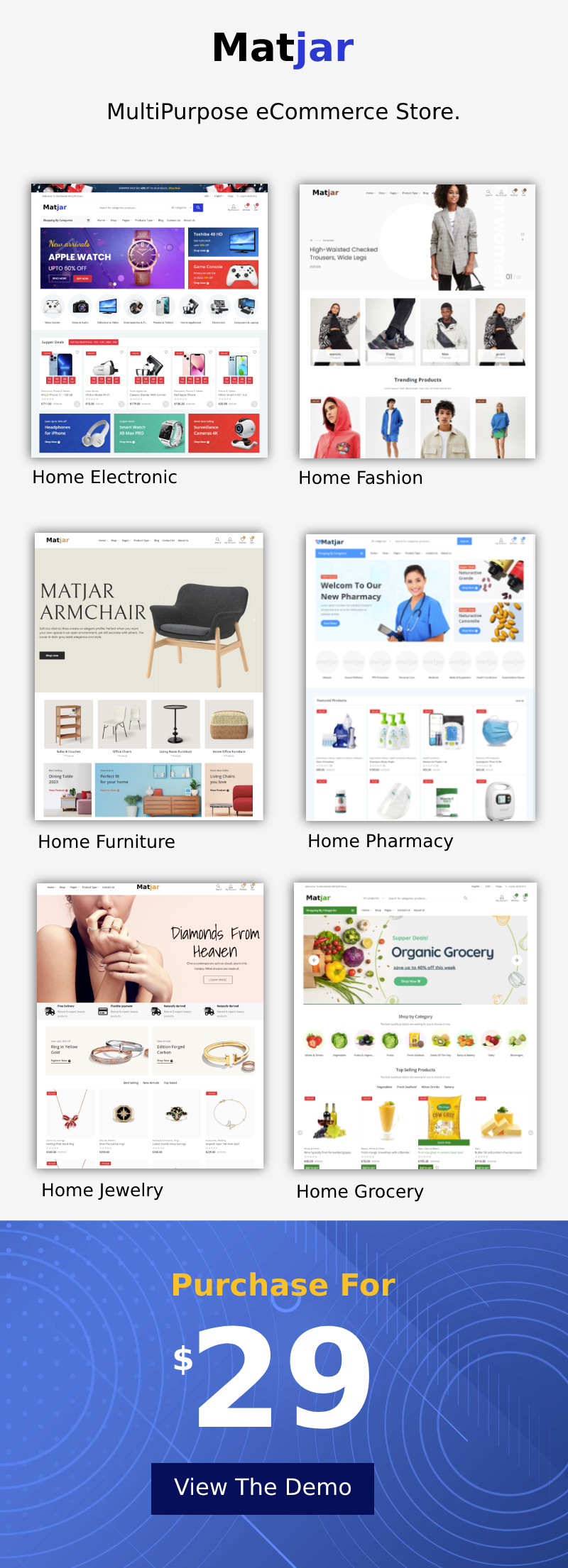 Matjar - Thème WordPress WooCommerce polyvalent