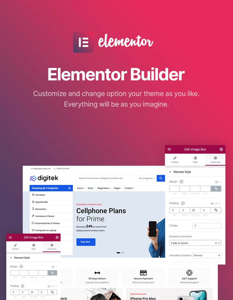 Digitek - Elementor Electronics WooCommerce Theme