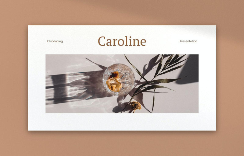 Caroline Multipurpose PowerPoint Template - TemplateMonster