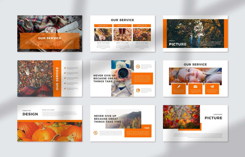 Autumn Multipurpose PowerPoint Template - TemplateMonster