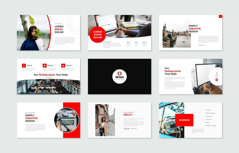 Orion PowerPoint Template Template #243725 - TemplateMonster