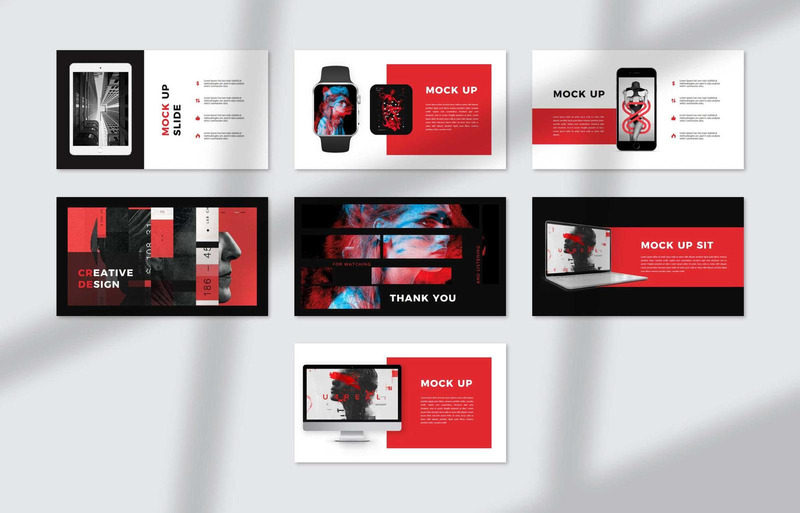 Plantillas de presentación de PowerPoint creativas vacías