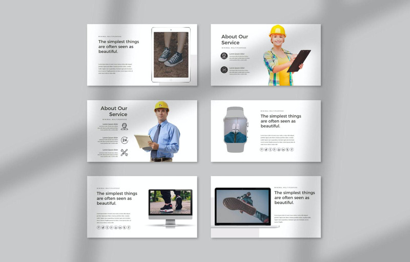 Macro Multipurpose PowerPoint Template - TemplateMonster