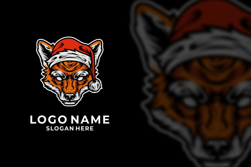 Santa Fox Graphic Logo Design #310985 - TemplateMonster