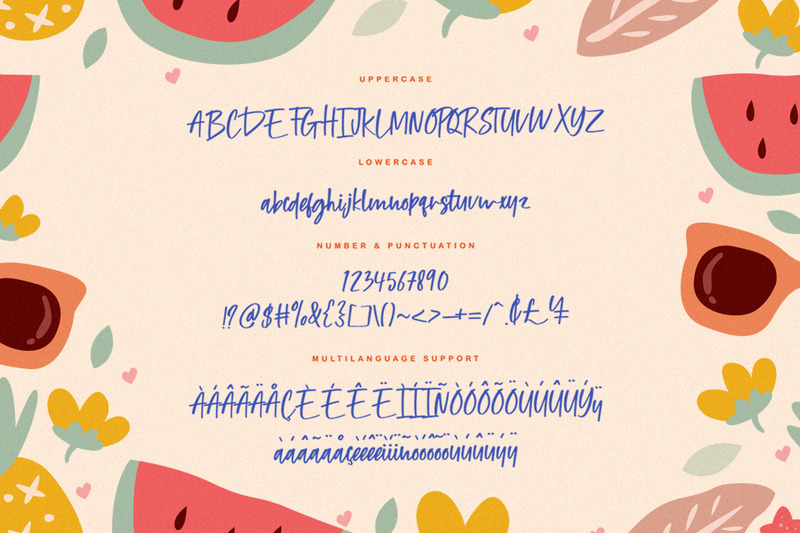 Baby Lullaby | Playful Script Font #274065 - TemplateMonster