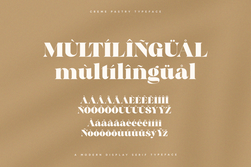 Creme Pastry | Cheek Display Font #274074 - TemplateMonster