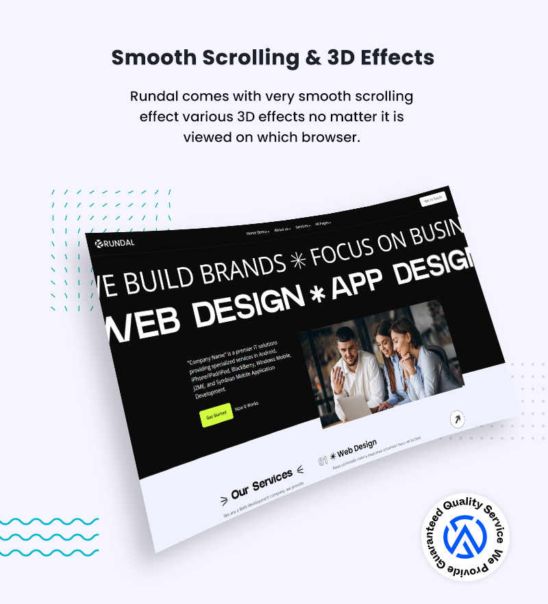 Rundal Modern Multi Purpose Html5 Template 