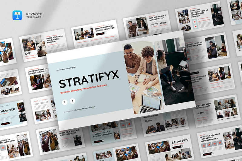 Stratifyx - Plantilla de Keynote de consultoría empresarial