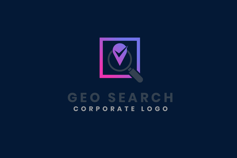Geo Search App Logo Logo Template #164640 - TemplateMonster