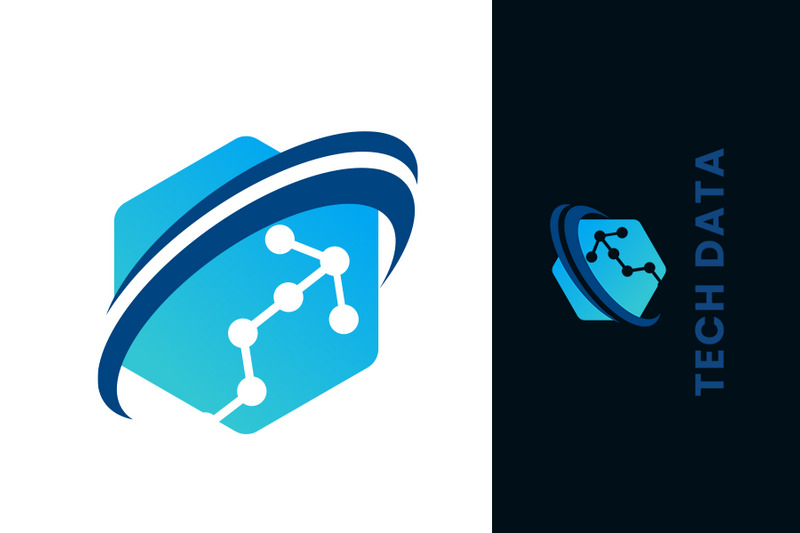 Technology Data Logo Design #164694 - TemplateMonster