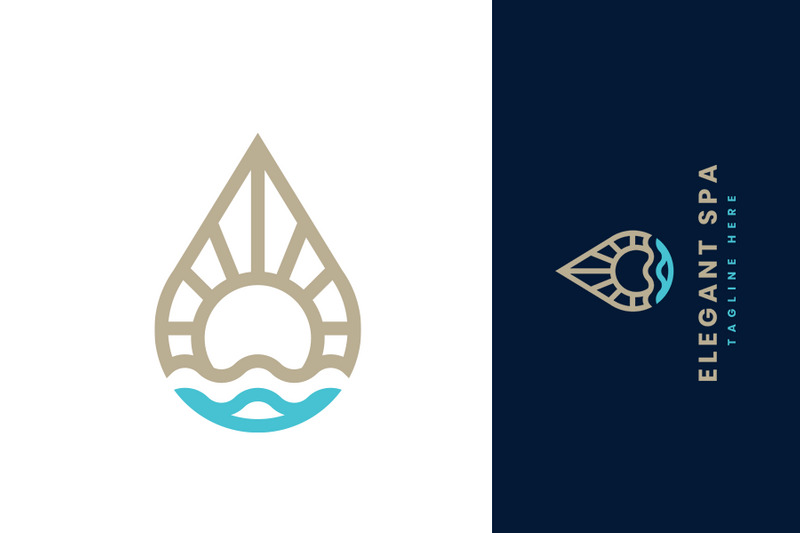 Elegant Spa Logo Logo Template #164635 - TemplateMonster