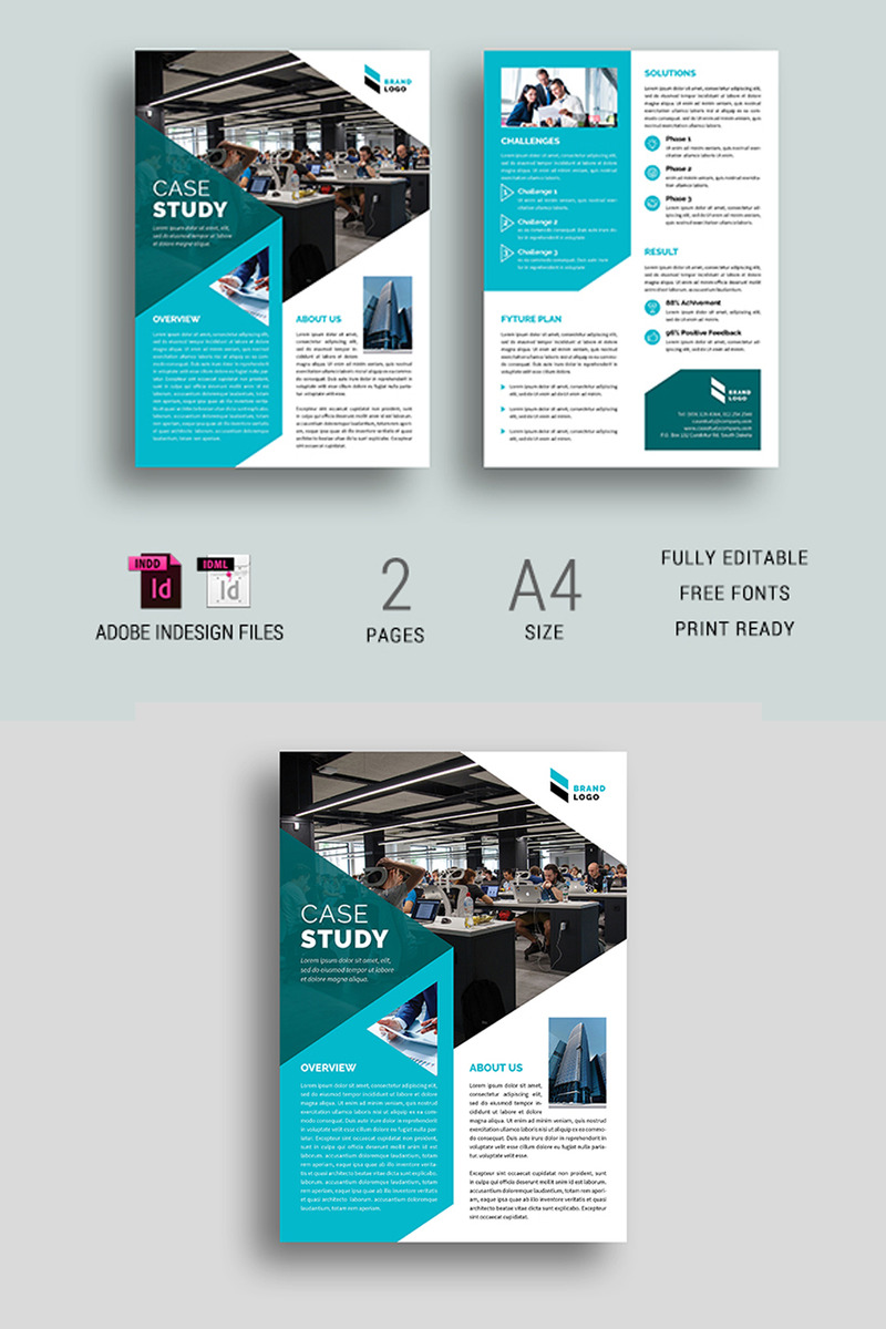 Corporate Case Study Template 02 #386124 - TemplateMonster