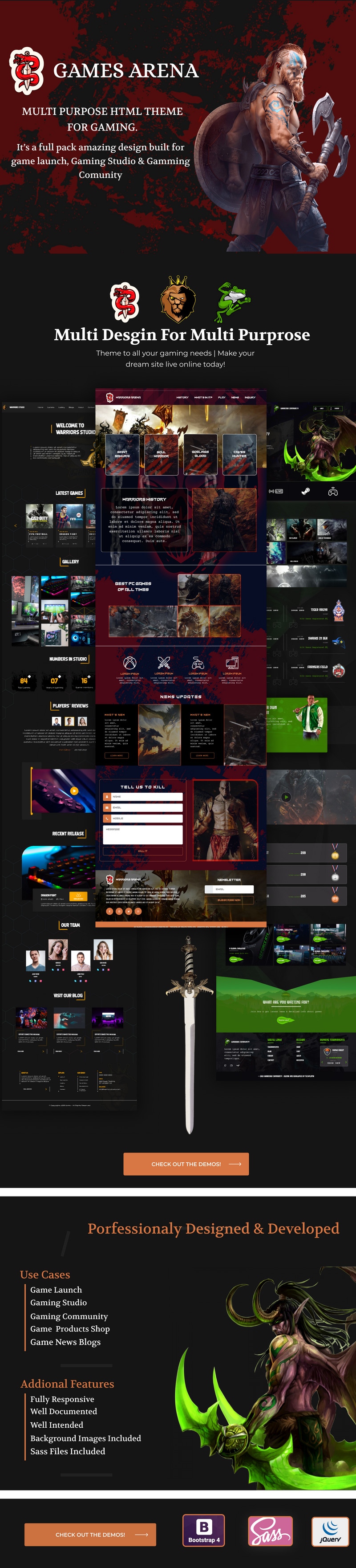 Games Arena - Multipurpose Gaming Theme - TemplateMonster